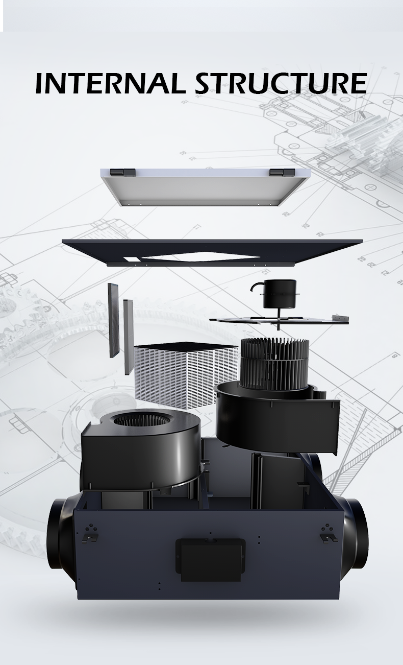 เครื่องเติมอากาศ รุ่น FAV-CEILING-200-ERV - DWA COOL (ดีว่าคูล)